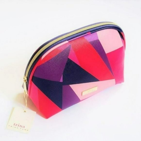 Trina Turk | Bags | Nwt Trina Turk Geometric Print Large Dome Case ...